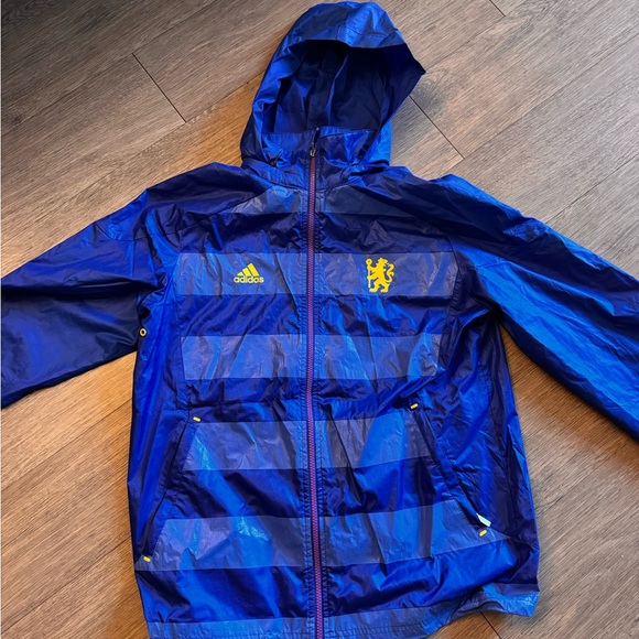 adidas | Jackets & Coats | Adidas Climaproof Jacket In Vibrant Blue And ...